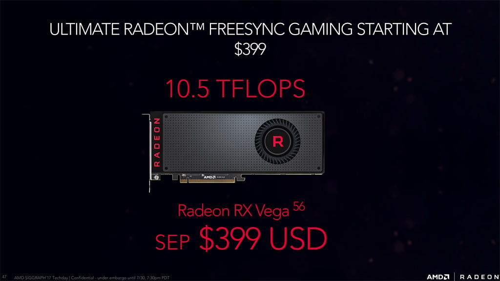 AMD Radeon RX Vega 64 and 56 Specs, Performance and Prices Detailed