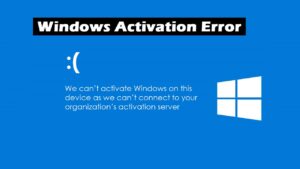 [Fixed] Can’t Connect to Organization Activation Server Win Error