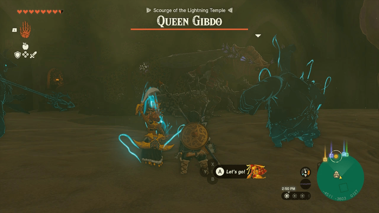 Zelda: Tears of the Kingdom Queen Gibdo Boss Fight